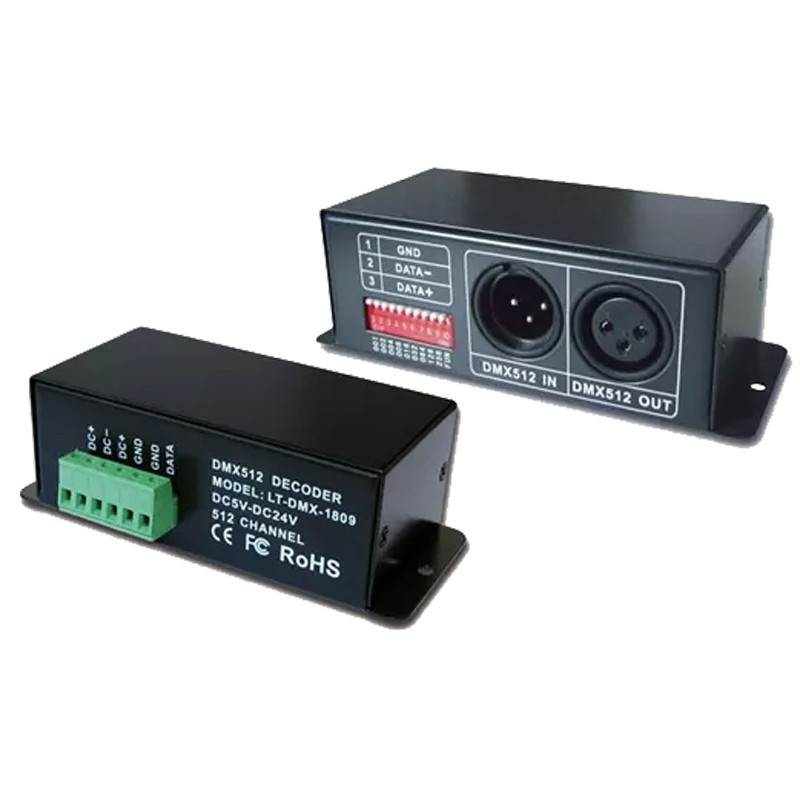 DMX controller for LTECH dynamic effect led strips