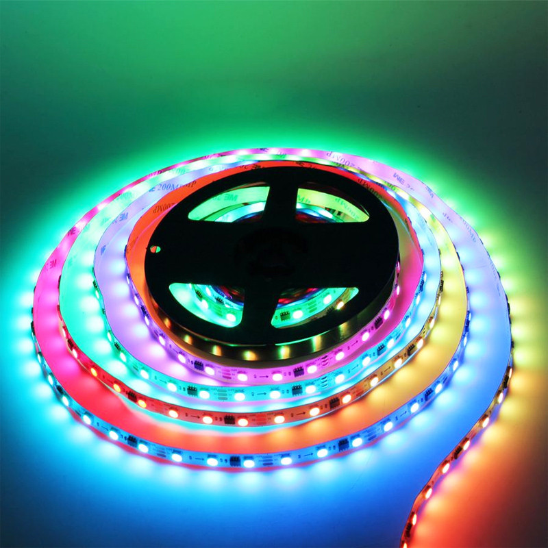 Striscia led multicolore con effetti dinamici 60 led/m - 3 led/pixel