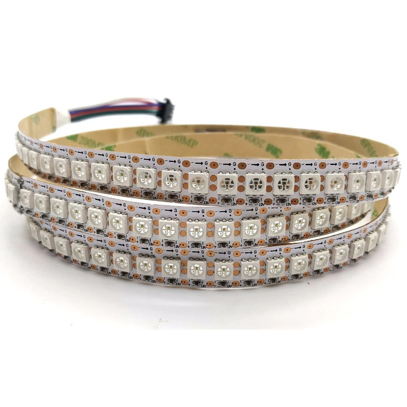 Powerful multicolored led strip with dynamic effects 144 leds / m - 1 ...