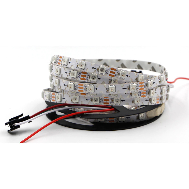 ZIG ZAG multicolored dynamic effects led strip 60 leds / m - 3 leds / pixel