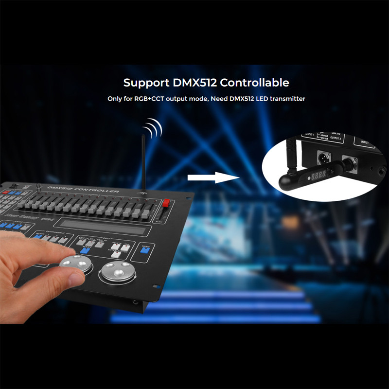 ZIGBEE + RF 15A controller for led strips 1 color, variable white, RGB ...